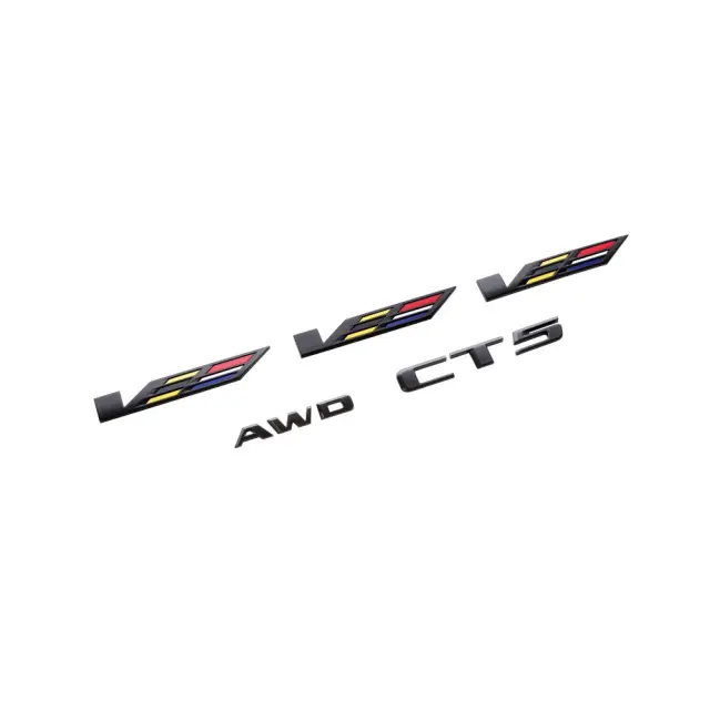 2020-2026 Cadillac CT5 CT5 V-Series Emblems - Black 86559610 GM ...