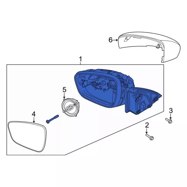 Shop Genuine Ford Rear View Mirrors Online | Ford Parts Center