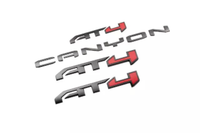 2023 GMC Canyon (Replaces 86557055) Canyon AT4 Emblems - Black 85056294 ...