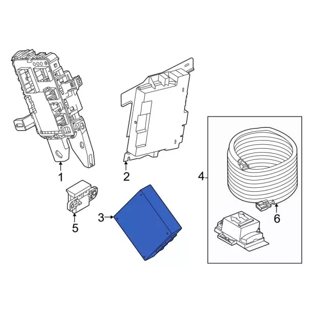 PC3Z-19H332-G - Module Trailer Brake Ford Parts Direct