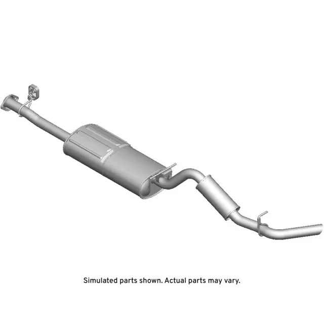 2017-2022 GM Exhaust Muffler Assembly 84123642 | Chevy Parts Pros