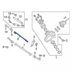 MDF-29 - Motorcraft™ Center Link - 2023-2024 Ford | Eastgate Ford Parts