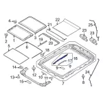 FL3Z-1651070-E - Sunroof Slide Panel 2021-2025 Ford | The Truck Lot ...
