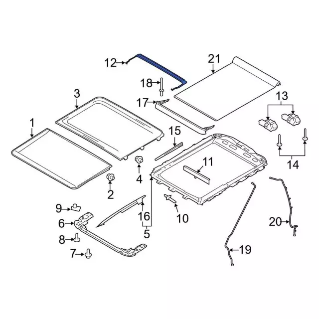 2021-2024 Ford Drip Channel ML3Z-1654022-B | OEM Parts Online