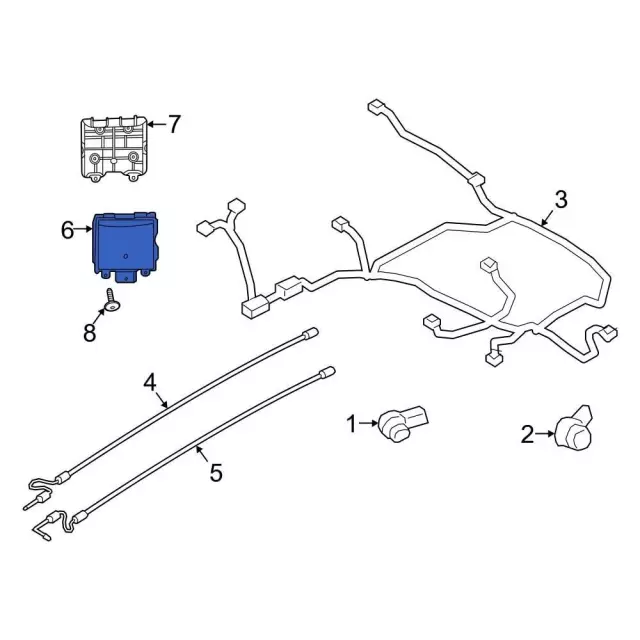 ML3Z-14C689-H - Blind Spot Radar | Ford Parts Direct