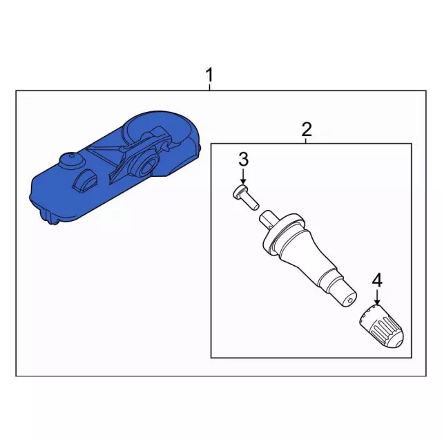 JX7Z-1A189-D - TPMS Sensor 2020-2025 Ford | Ford OEM Parts Direct
