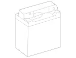 000-982-96-08-64 - Electrical System Battery 1954-2019 Mercedes-Benz ...