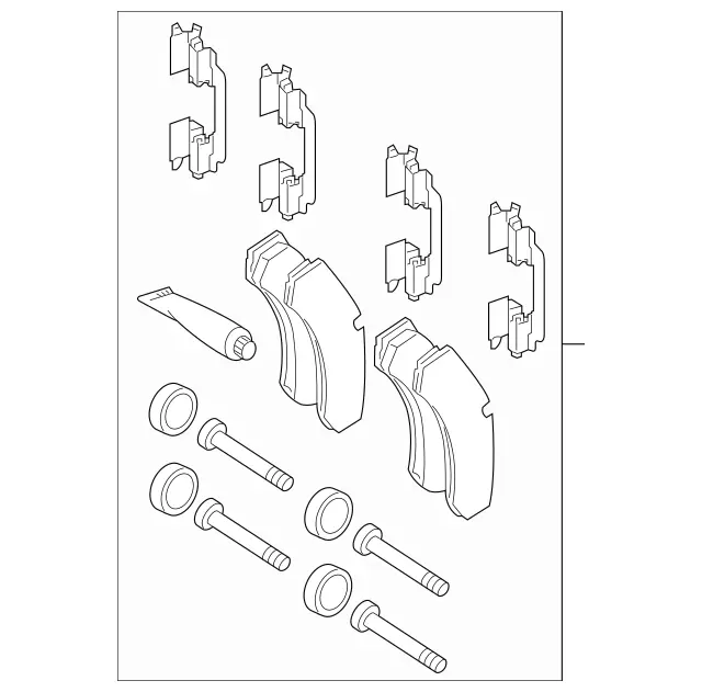 Genuine Mercedes-Benz Brake Pads | MB Parts Source
