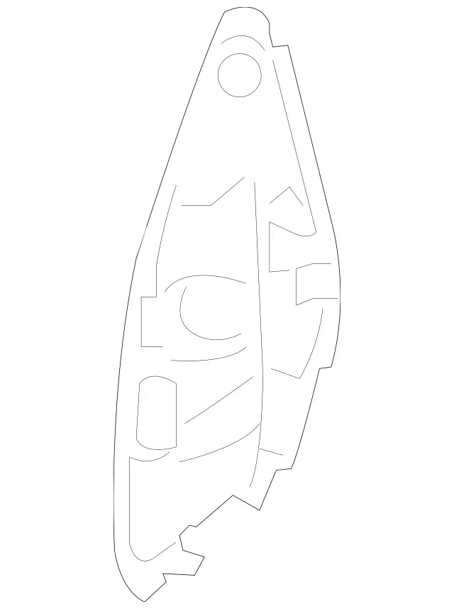 156-880-82-00-2A17 - Cover, Bumper Area Mercedes-Benz USA Parts