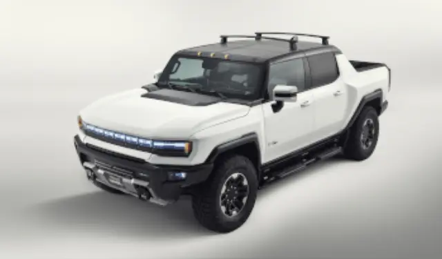 85560793 - 2022-2025 Hummer EV Roof Mounted Cross Rail Package Black ...