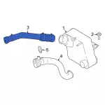 PC3Z-6C646-A - Inter-Cooler Pipe 2017-2025 Ford | Ford Parts Direct